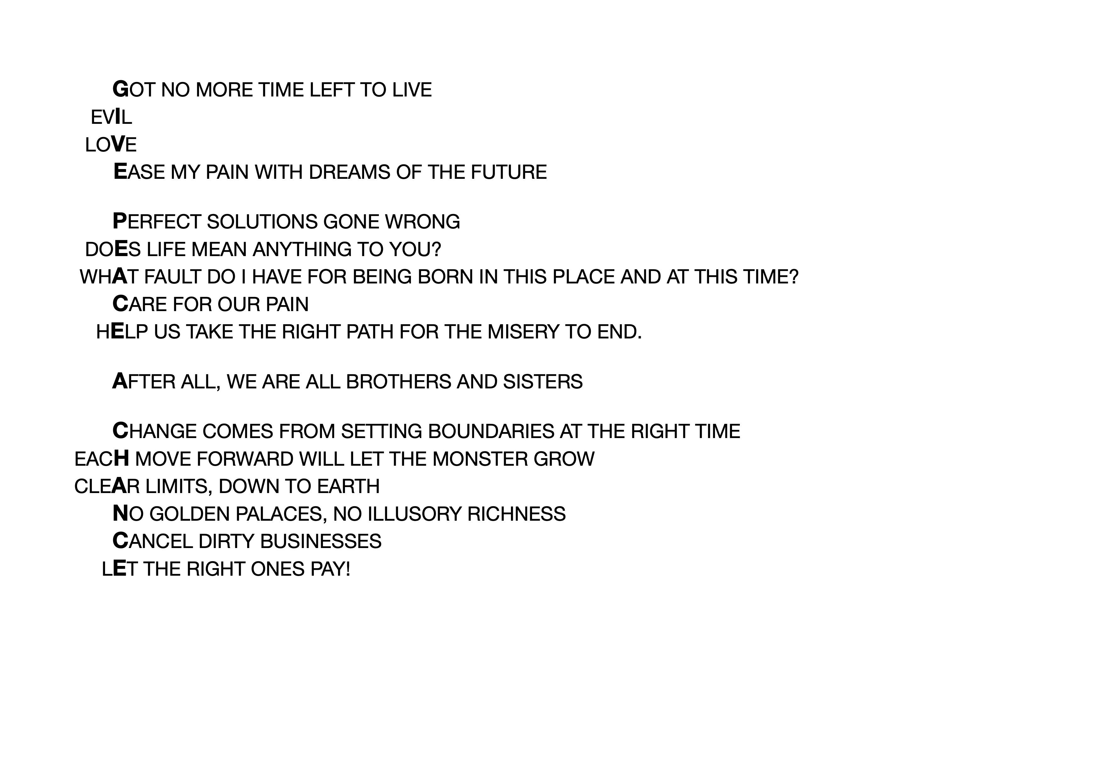 „got no more time left to live“ Simina Badea, Künstlerin_Give Peace A ...