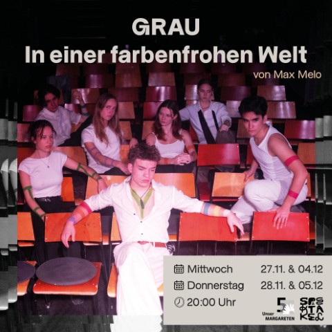 „Grau. In einer farbenfrohen Welt“ Max Melo, Schauspieler, Regisseur ...